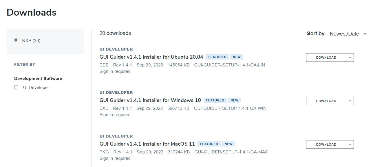 [GUI Guider 初心者ガイド 0] GUI Guider の概要とインストール方法 – Macnica NXP サポート